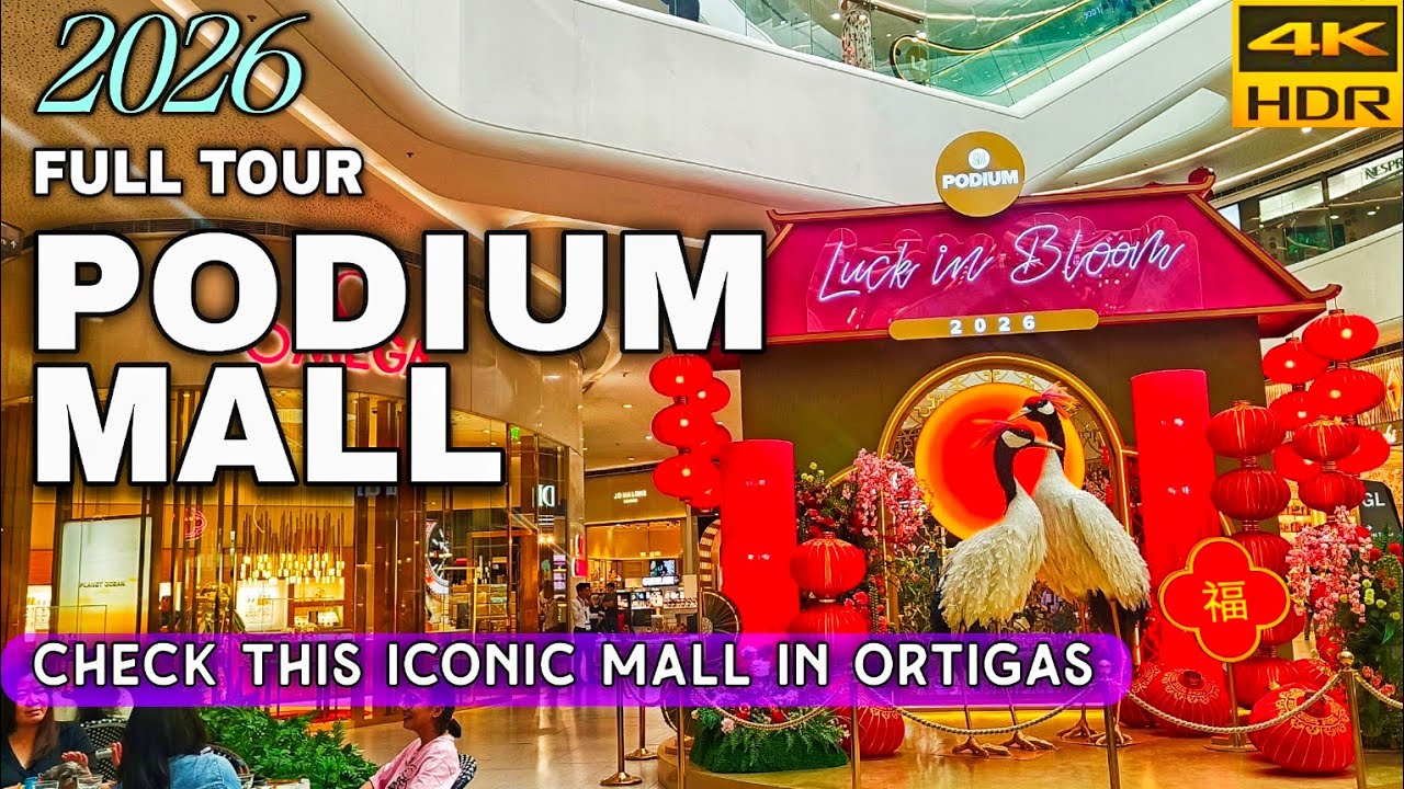 Experience The Podium Mall 2026 In Stunning 4K HDR | Ortigas Luxury ...