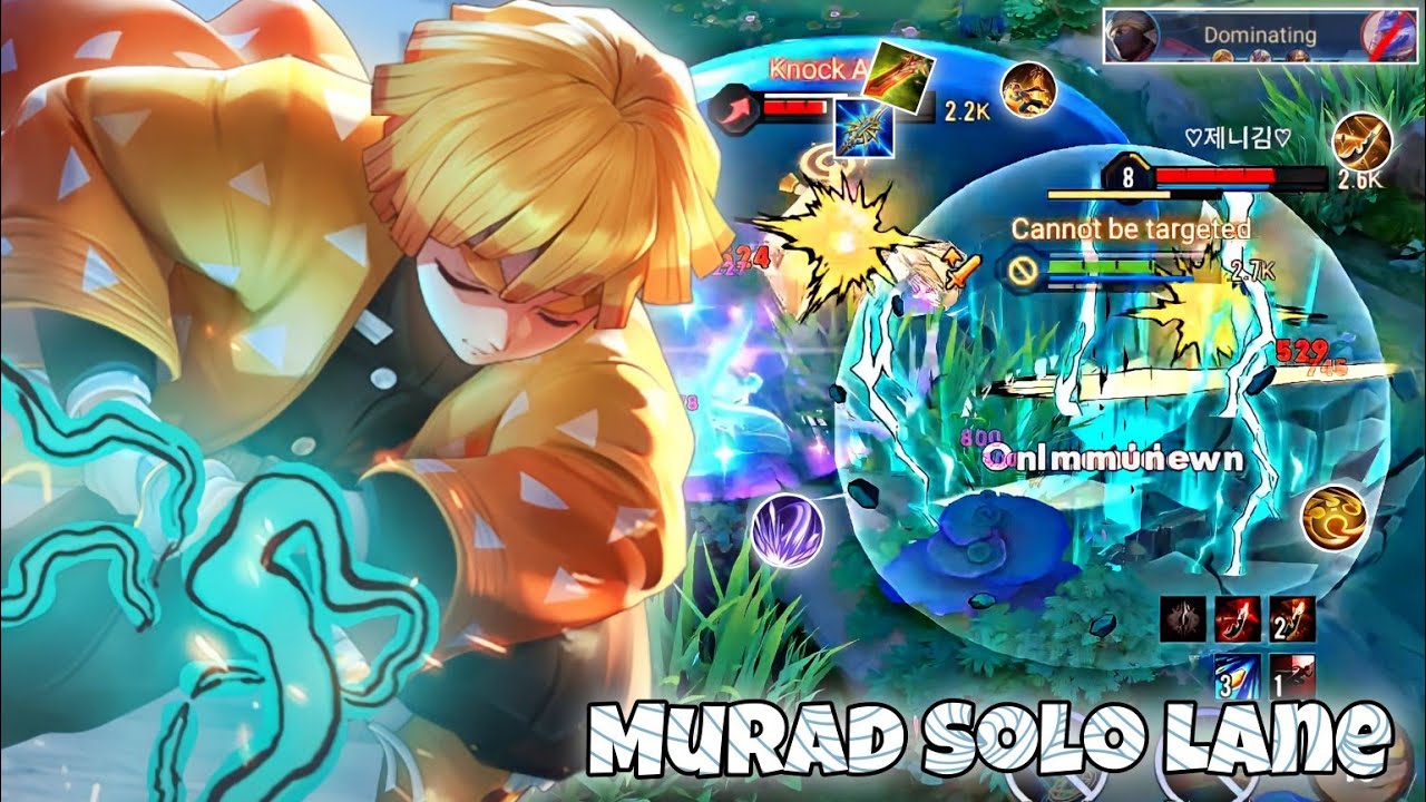 Murad / Zenitsu Slayer Lane Pro Gameplay | Arena of Valor Liên Quân ...