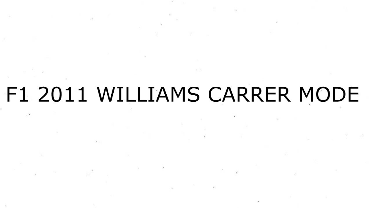 F1 2011 WILLIAMS CAREER MODE Episode 10 GERMAN GP - YouTube