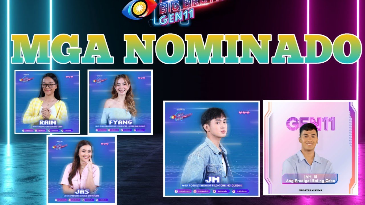 PBB GEN 11 | 5TH NOMINATION NIGHT | MGA NOMINADO - YouTube