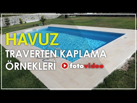 ✅ Havuz Kenarı Traverten Taş Döşeme Kaplama Örnekleri ✅💯| FotoVideo