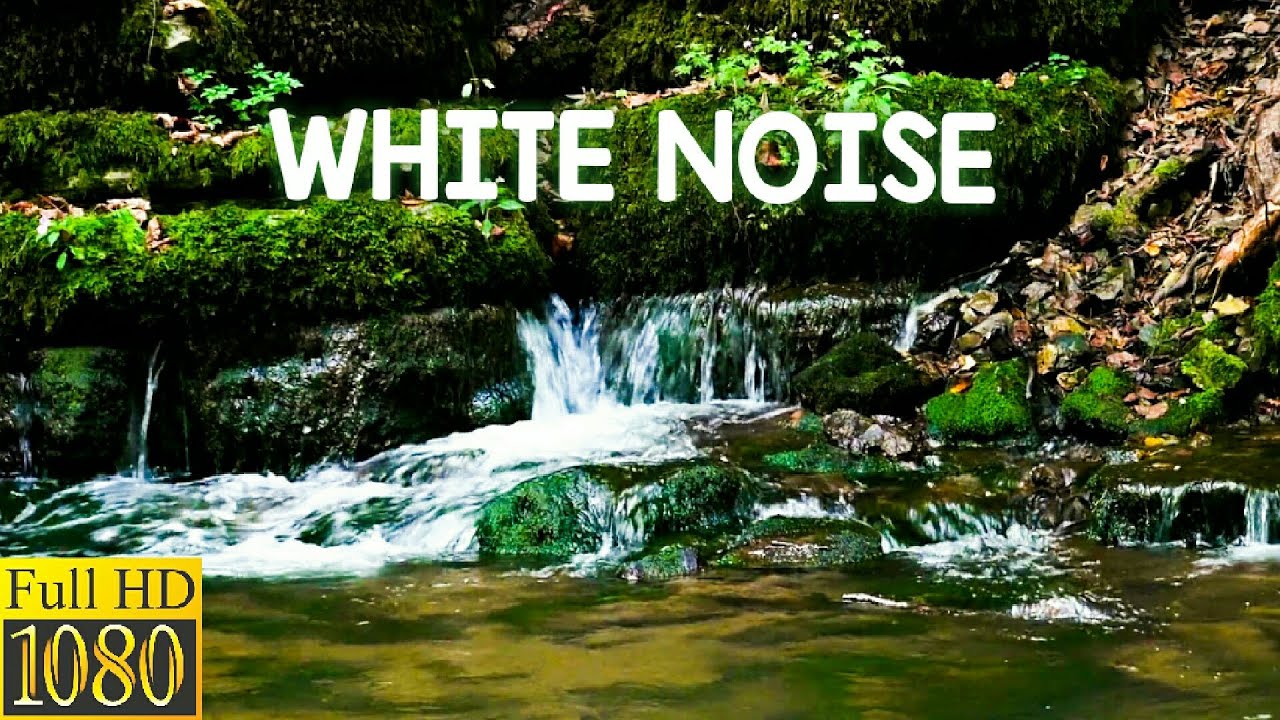 River flow peaceful sound || River flow white noise for sleep, studying ...
