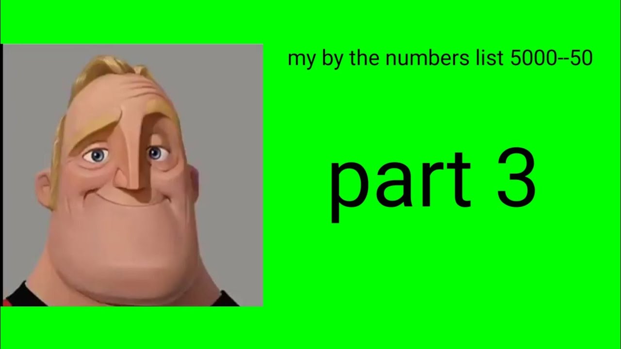 my by the numbers list 4800-4701 part 3 - YouTube