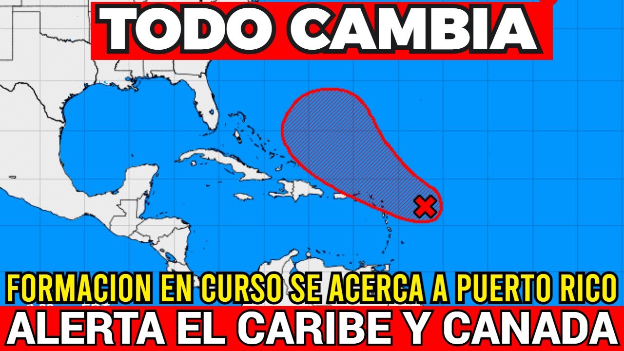 ULTIMO MINUTO l TODO HA CAMBIADO, SE ACERCA A PUERTO RICO... ALERTA ...