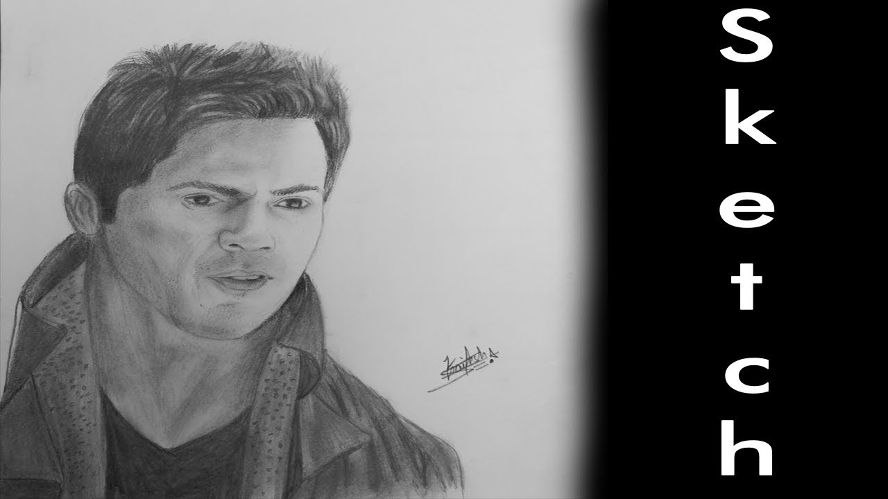 Varun dhawan drawing - YouTube