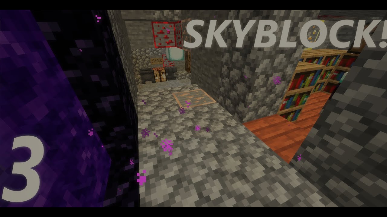 NEW ROOMS! | Minecraft Skyblock ZYF #3 - YouTube