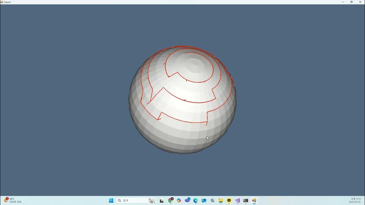 VTK Example - PolygonalSurfaceContourLineInterpolator- CSharp - YouTube