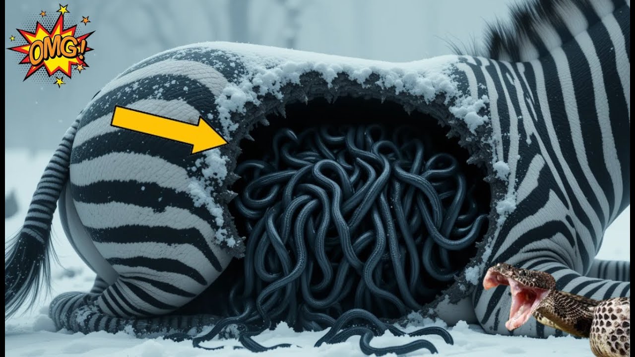 Ice Zebra’s Desperate Journey with Loyal Kitten Through a Parasitic ...