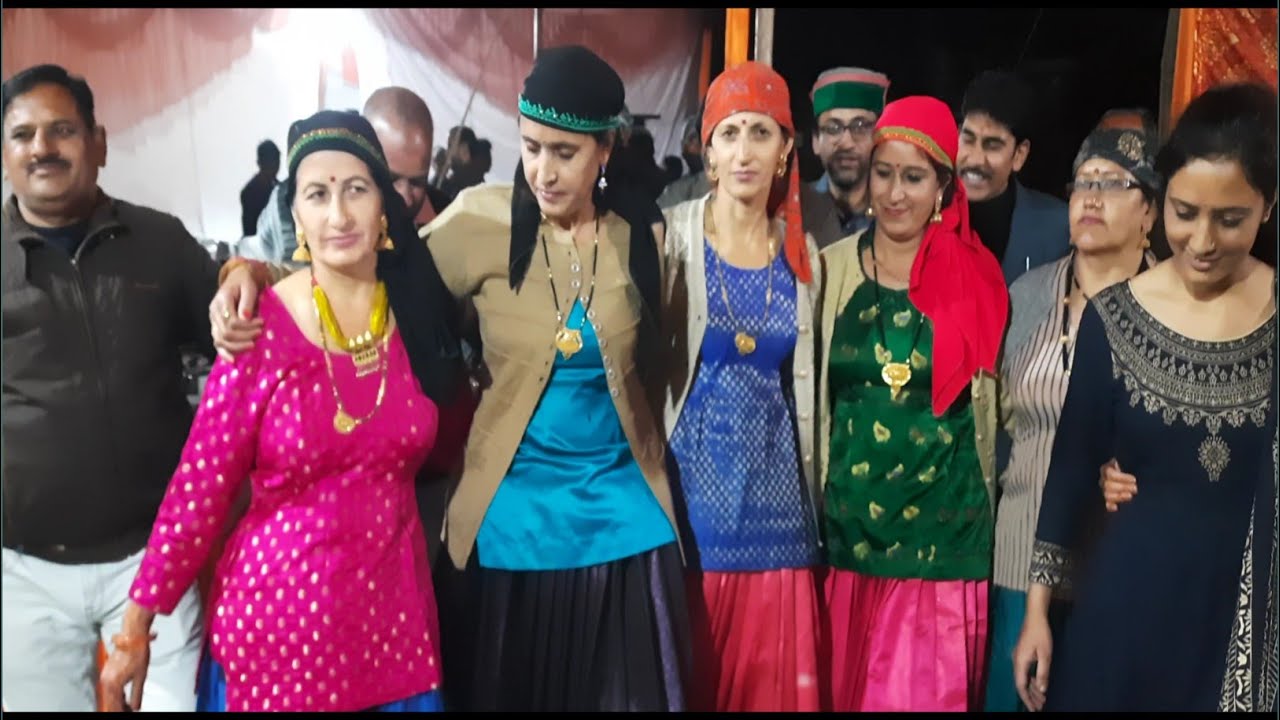 jonsari traditional harul dance jaunsarisnowhillculture - YouTube