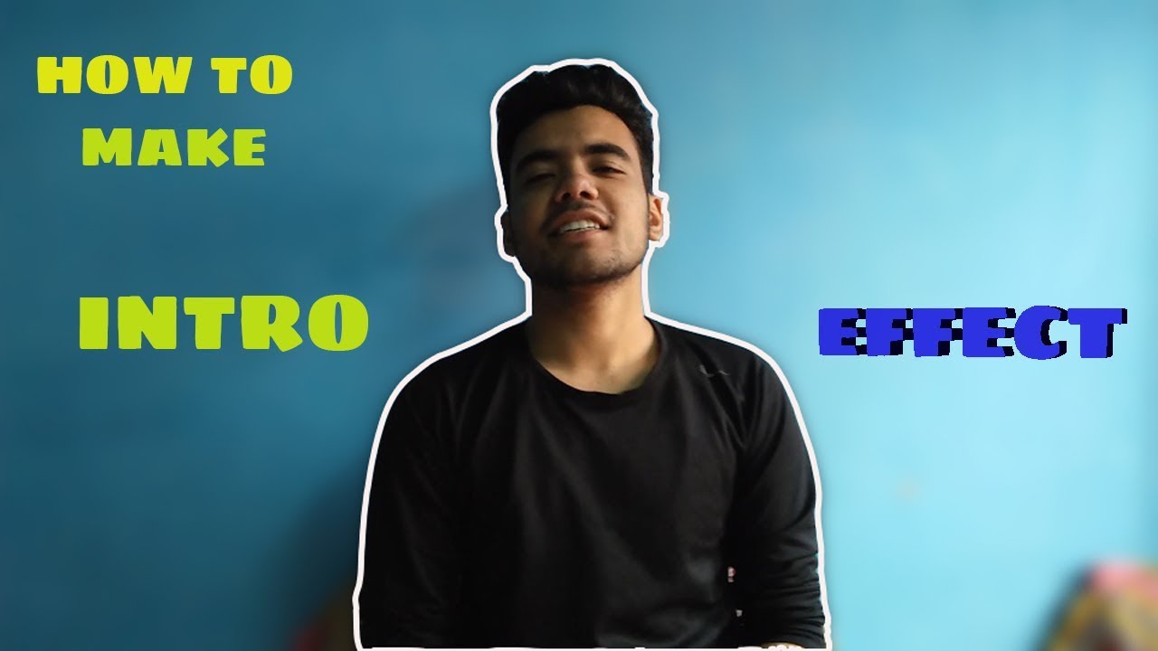 INTRO EFFECT:How To Make Intro Effect Using Photoshop || Photoshop ...