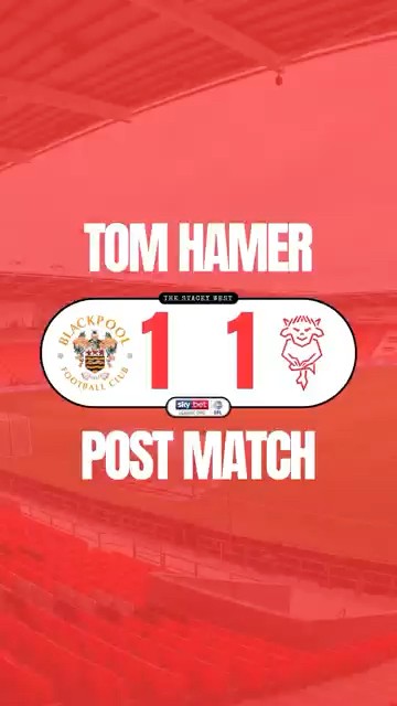 Tom Hamer Post Match - YouTube