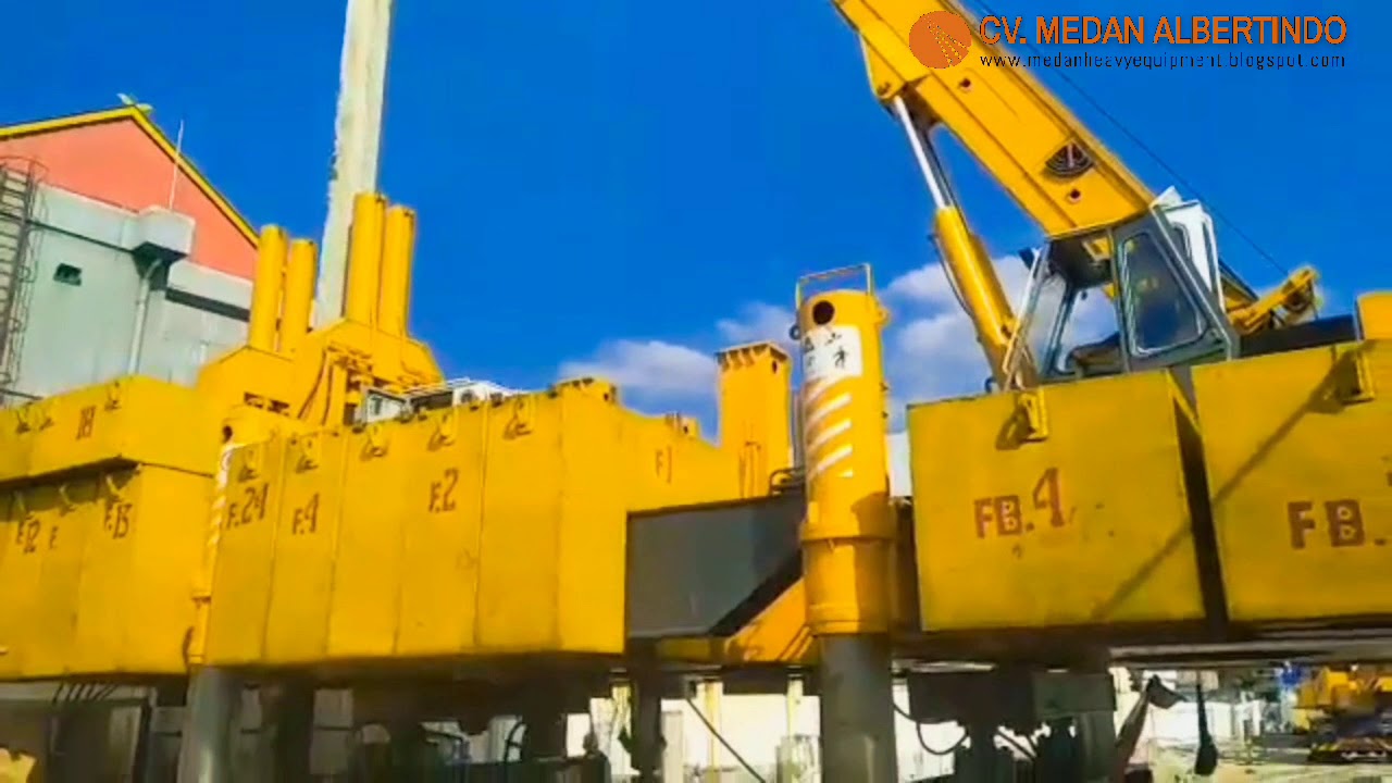 HYDRAULIC STATIC PILE DRIVE (HSPD) - YouTube