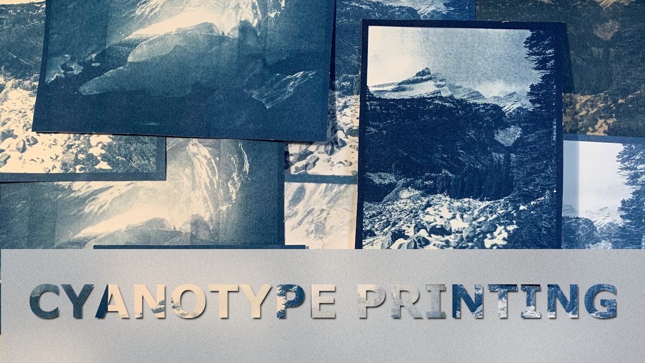 Cyanotype Printing Using A DIY Kit And Sunlight - YouTube