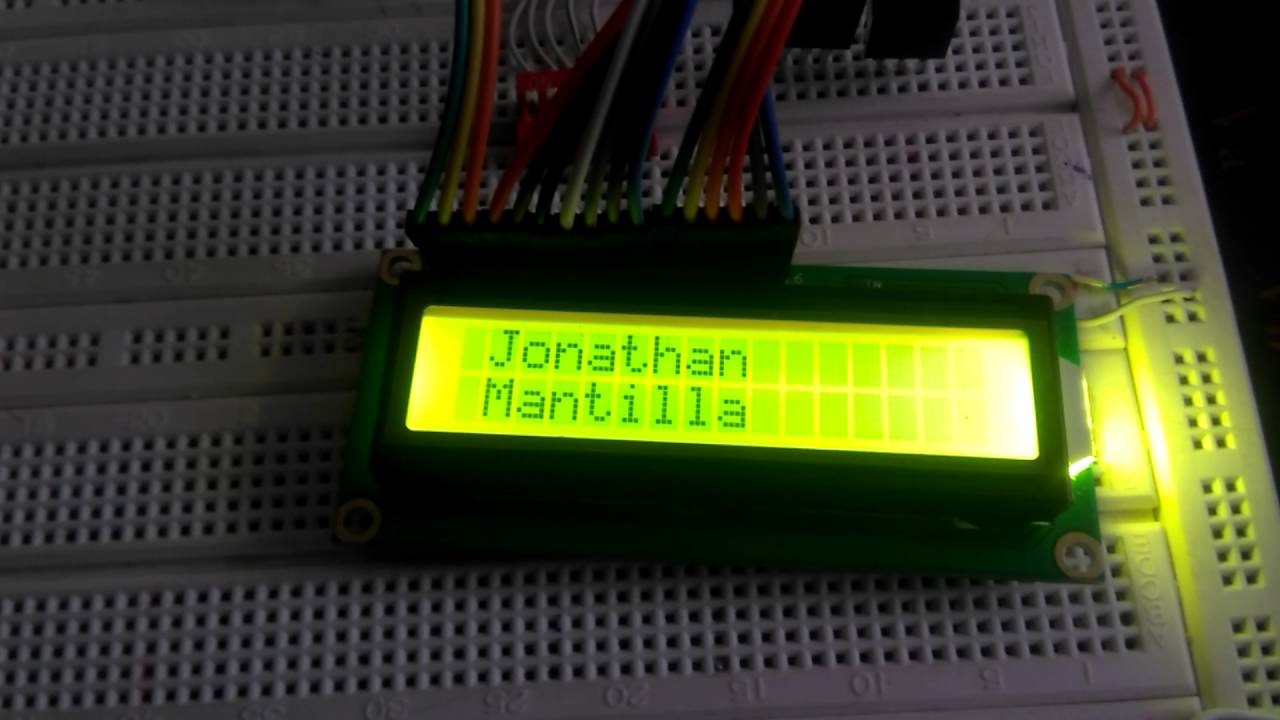 LCD Carritos MicroBasic - YouTube