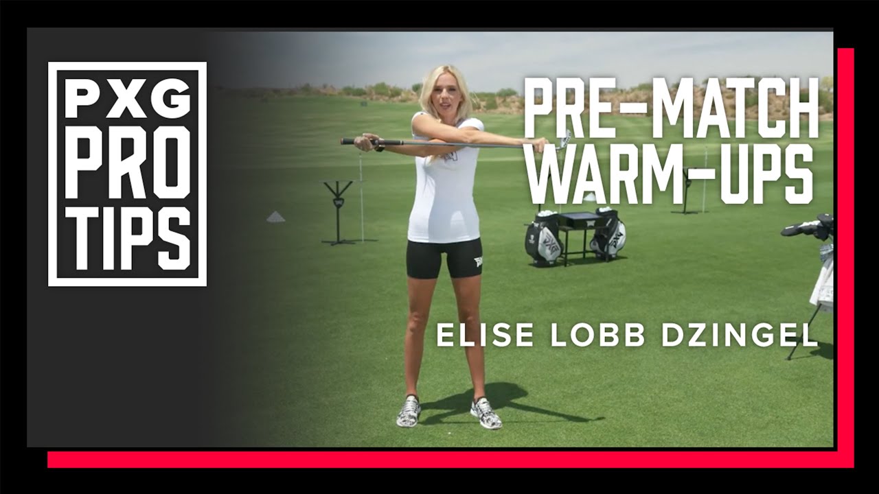 Pre-Round Warm-Ups With Elise Lobb Dzingel | Golf Fitness 101 - YouTube