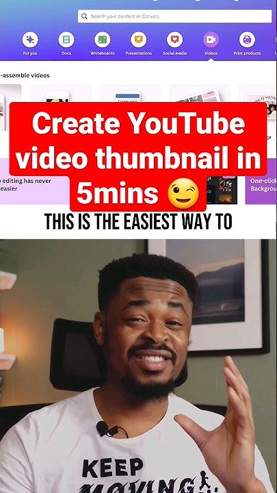 How to create YouTube video thumbnail in 5mins #kingcharles #youtubers ...