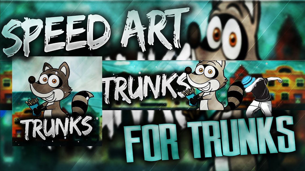 SPEED ART ! DESIGN TRUNKS - YouTube
