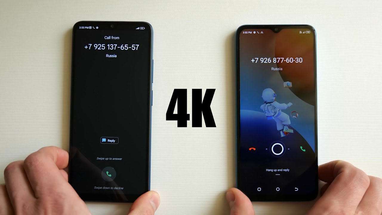 Tecno Spark 9 Pro & Xiaomi Redmi 12C incoming call 4K Video - YouTube
