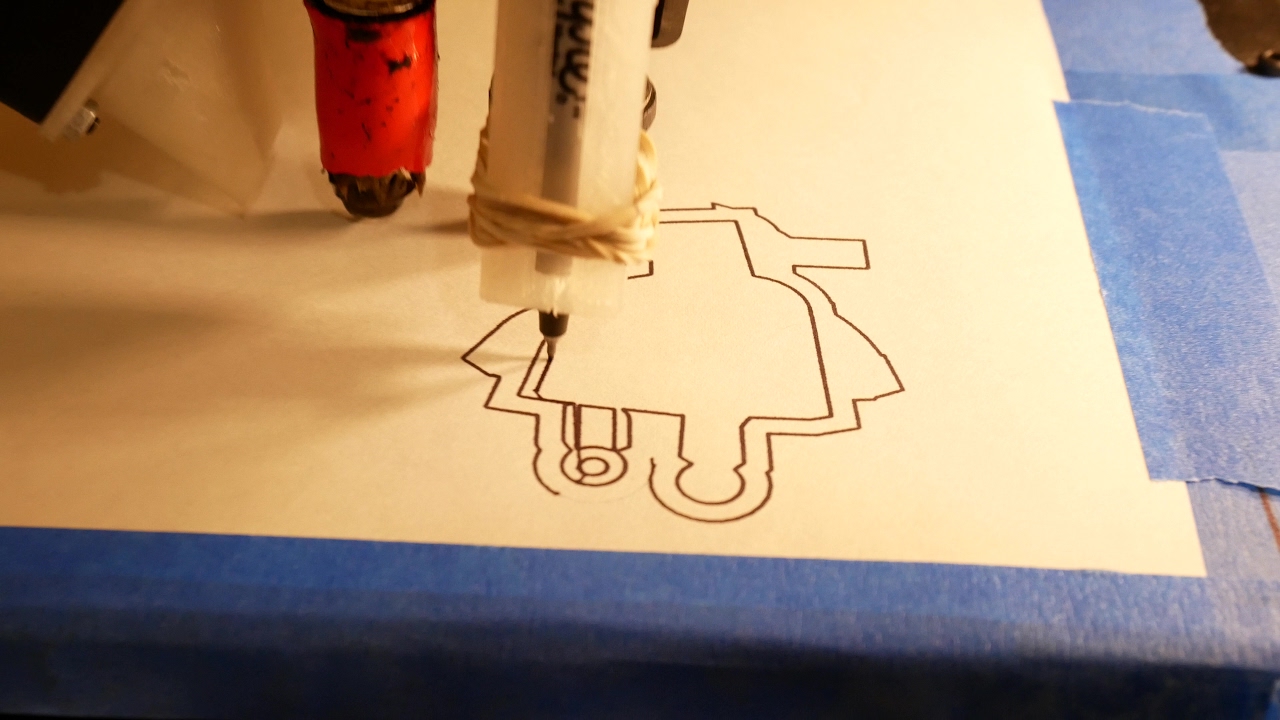 Turn your 3D printer into a plotter - YouTube