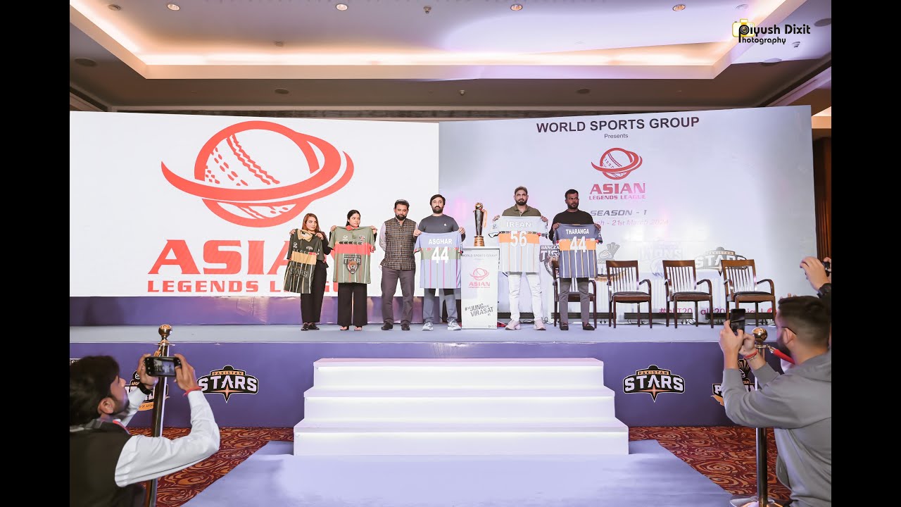Asian Legends League 2024 | World Sports Group | Piyush Dixit ...