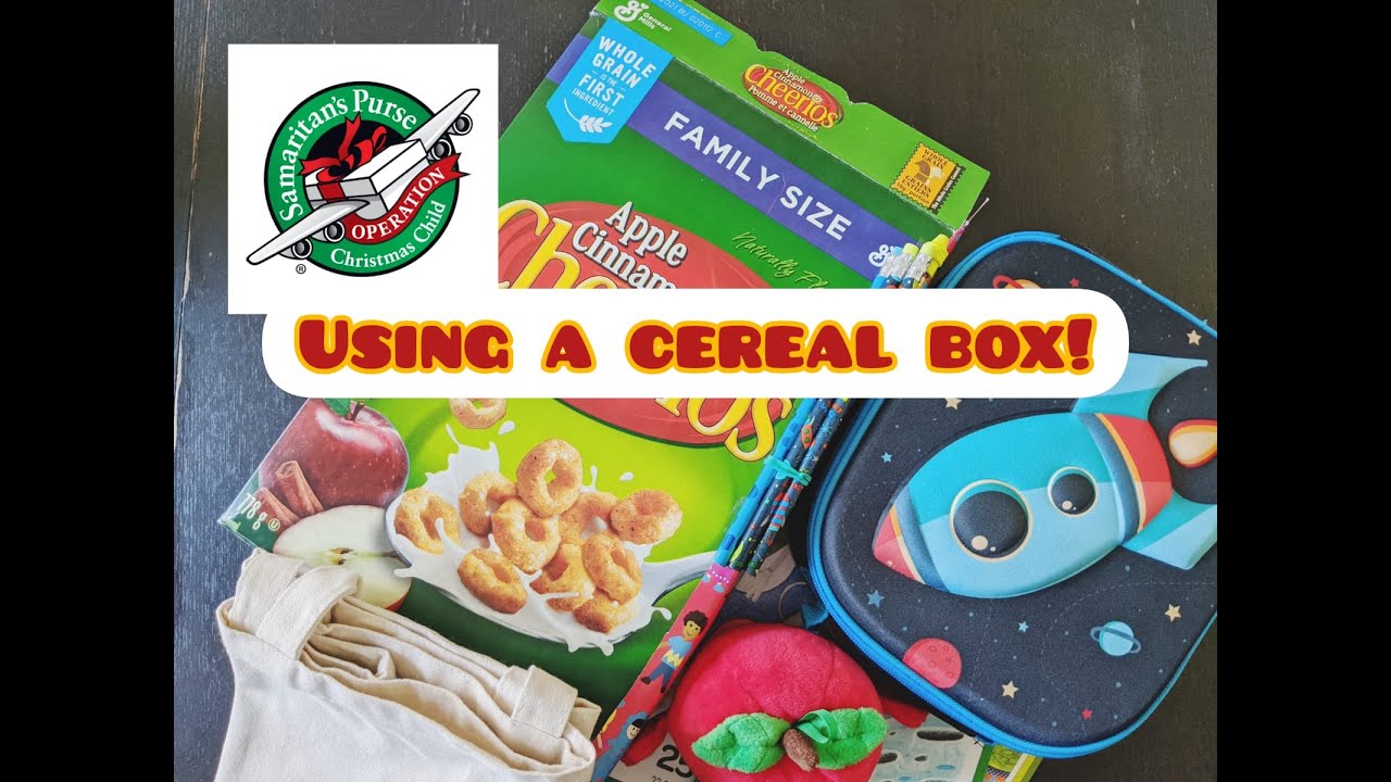 Outer Space | Using Cereal Box! |Operation Christmas Child | Boy 2-4 ...