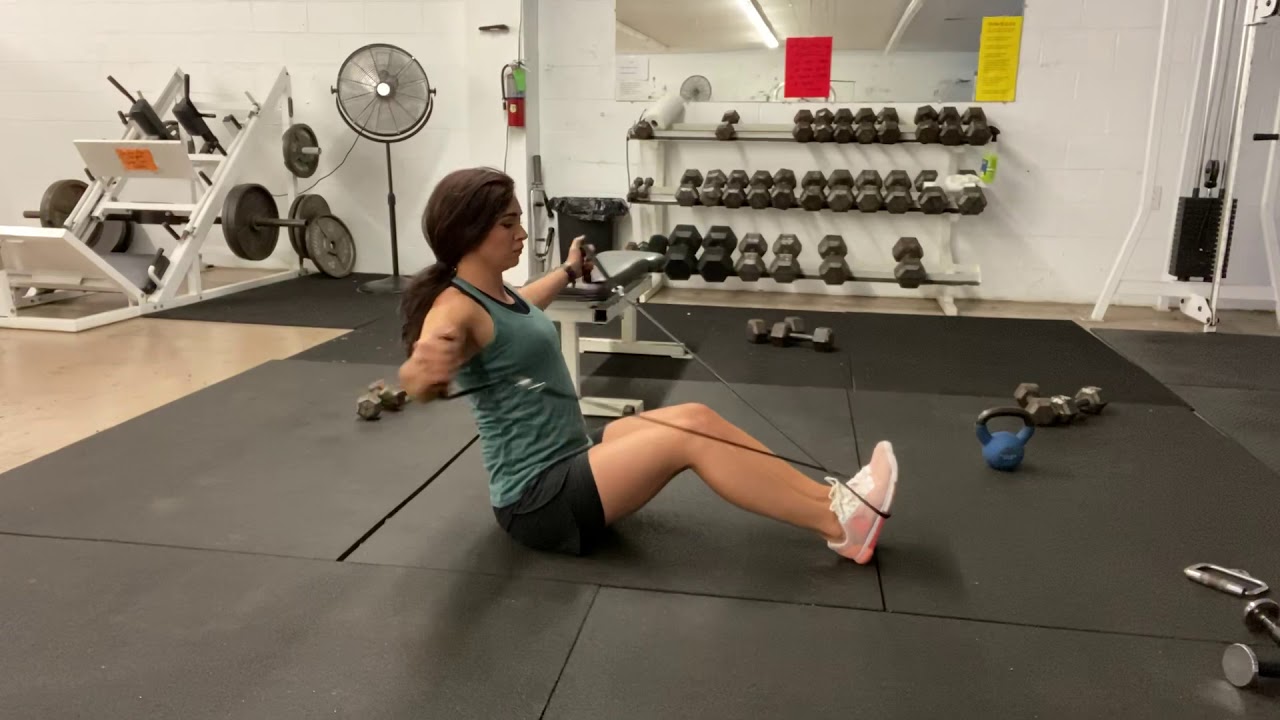 Resistance Band Reverse Flys - YouTube