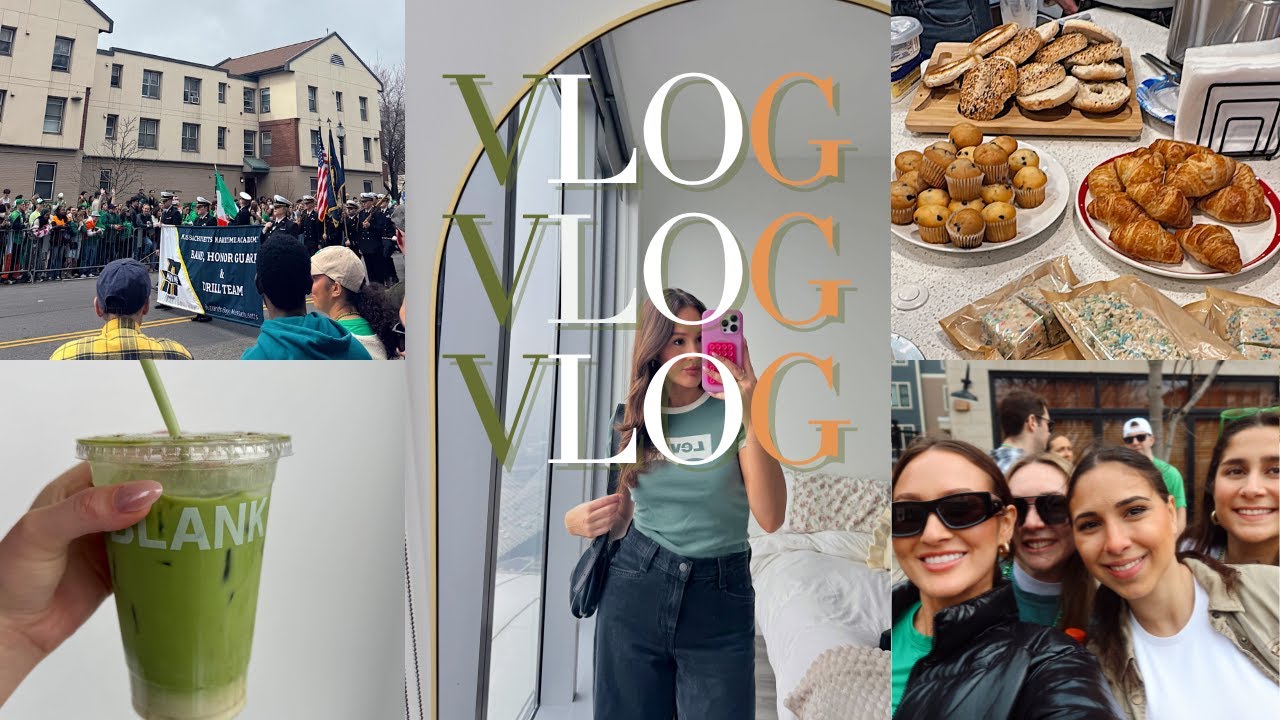 WEEKEND IN MY LIFE | st patrick’s day parade, spring vibes, sip margs ...