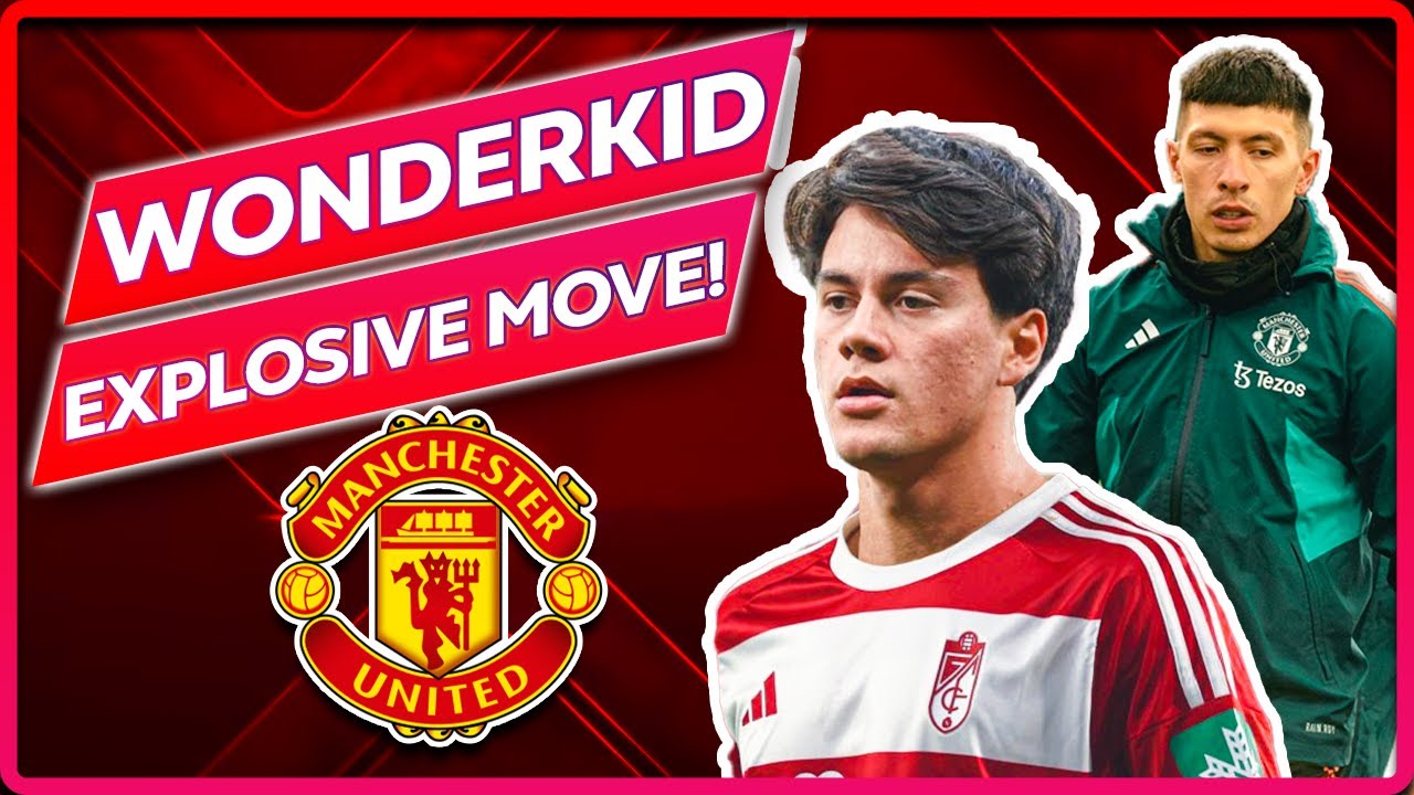 🛑 WONDERKID EXPLOSIVE MOVE!! as lisandro martinez HUGE injury BOOST ...