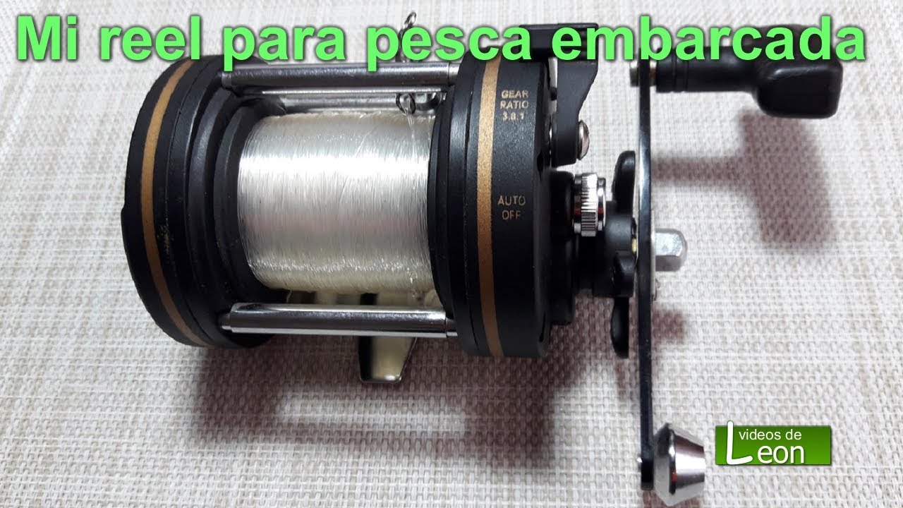 Mi reel para pesca embarcada / MUY economico - YouTube