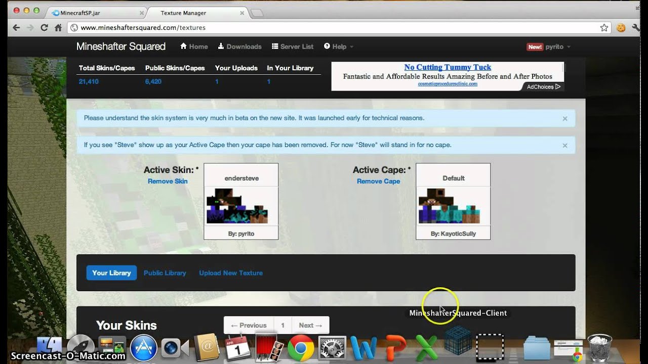 How to get Minecraft SP, Mineshafter Squared, and Too Many Items Mod on ...
