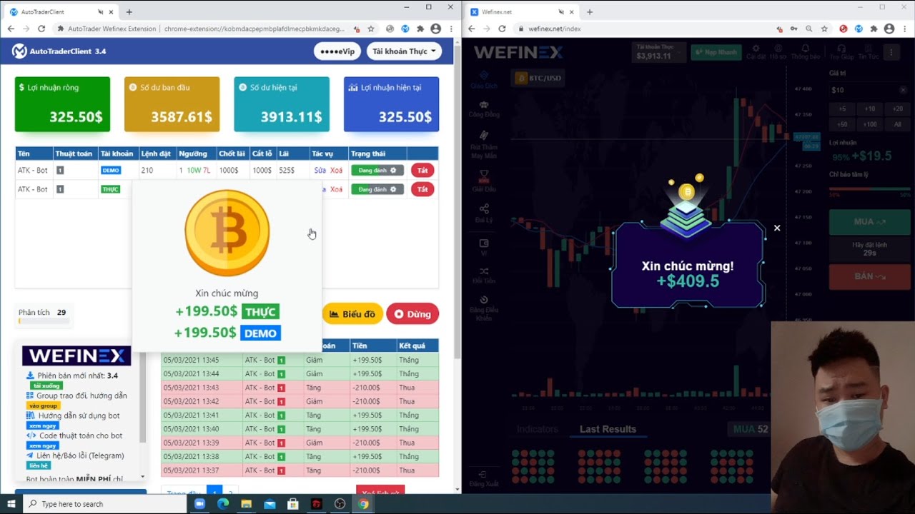 TUẤN KUN | TRADER SIÊU CẤP | KIẾM 300$ CÙNG AUTOBOT TRONG THỊ TRƯỜNG XẤU - YouTube