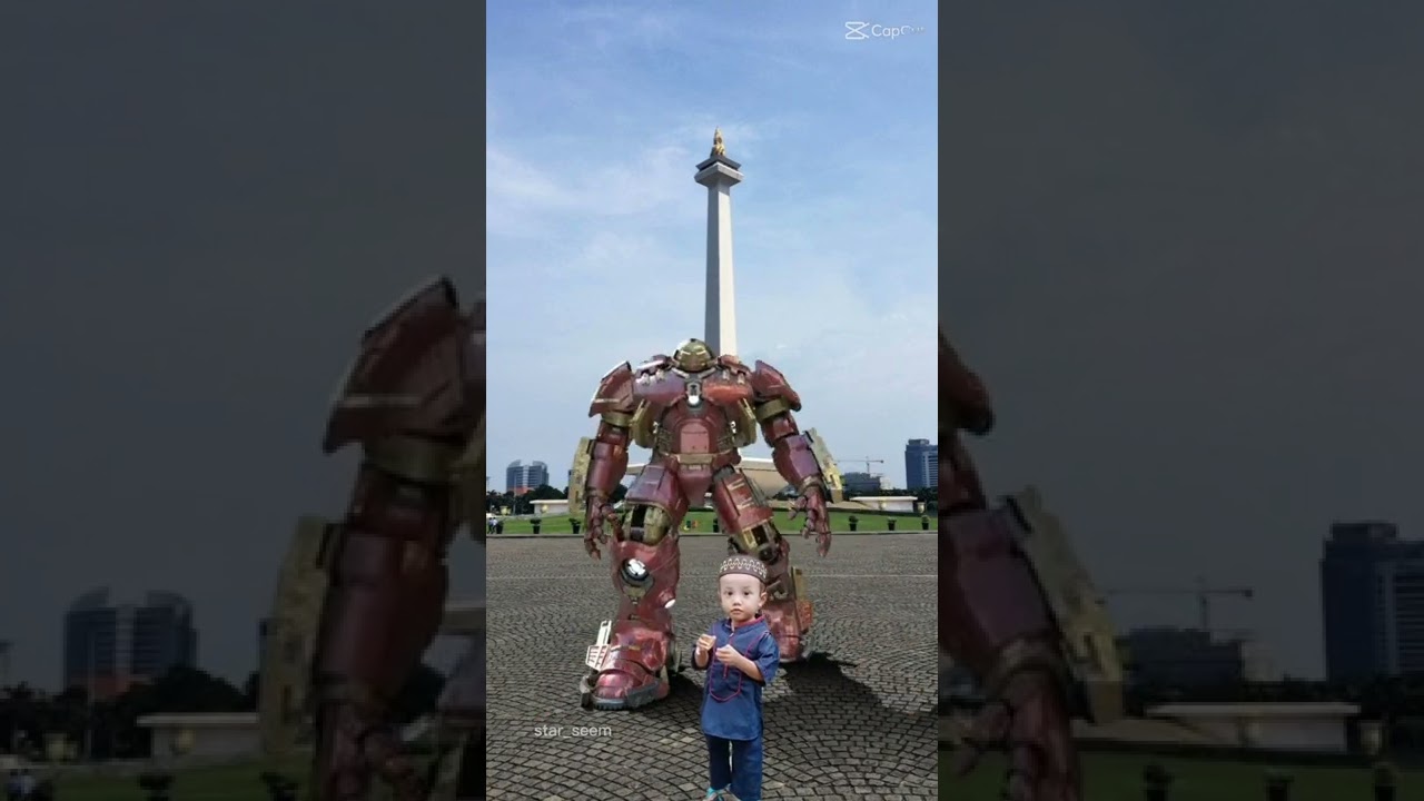 ZIZI Bersama robot !! #shorts #ACHBARIZICHANEL #robot - YouTube