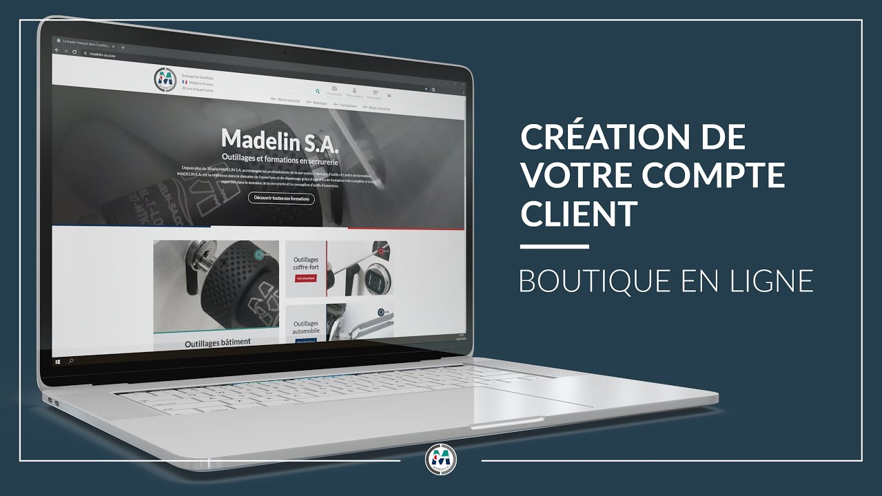 Création de votre compte client | Boutique en ligne - YouTube