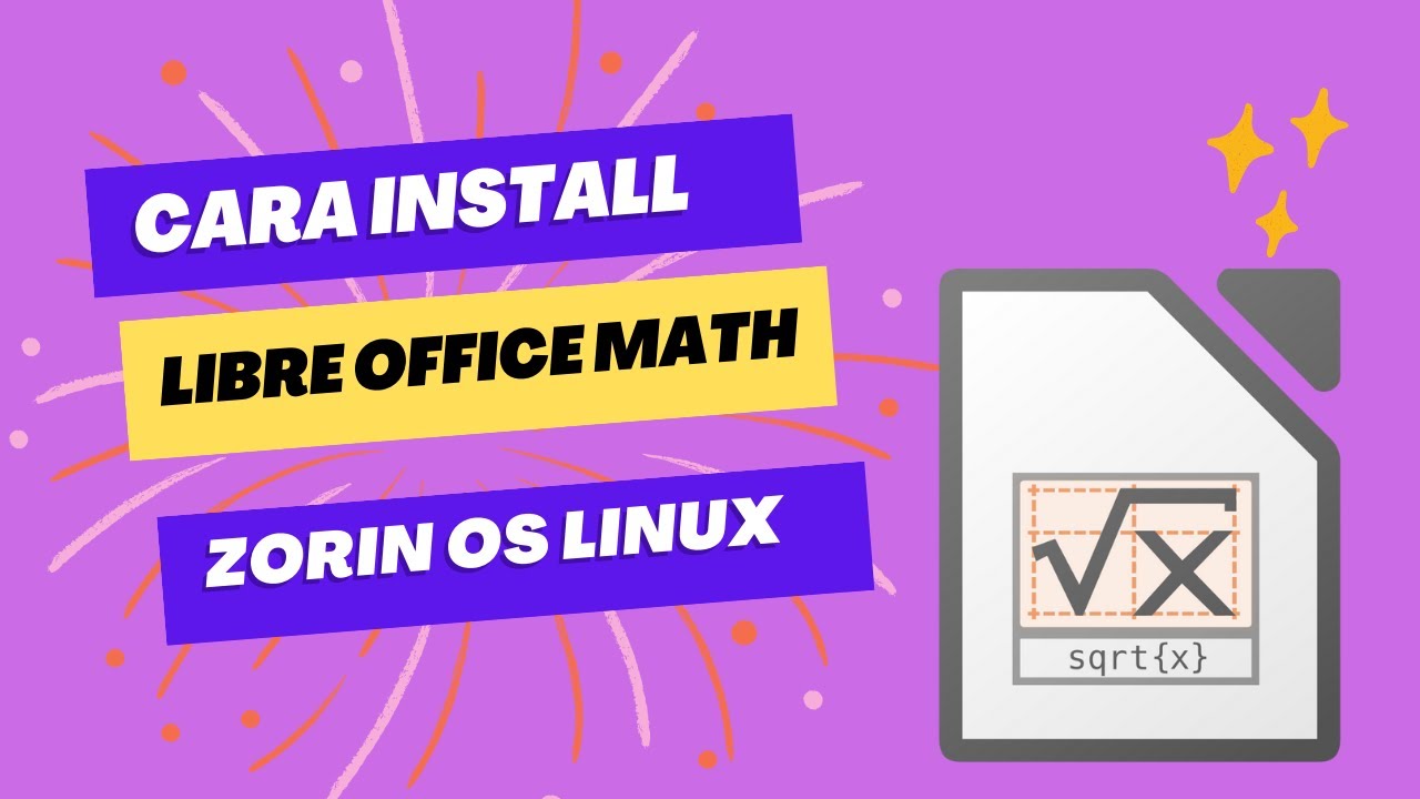 CARA INSTALL LIBRE OFFICE MATH DI ZORIN OS LINUX - YouTube