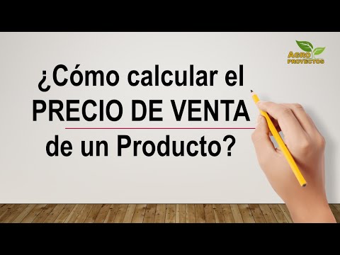 ¿CÓMO CALCULAR EL PRECIO DE VENTA DE UN PRODUCTO? - YouTube