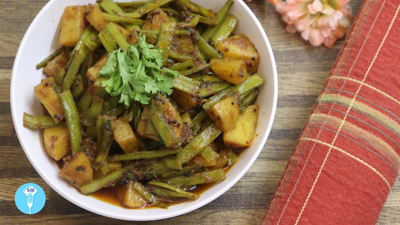 ग्वार फली और आलू की सब्जी ।Gawar fali aur aloo ki sabji | Cluster beans ...