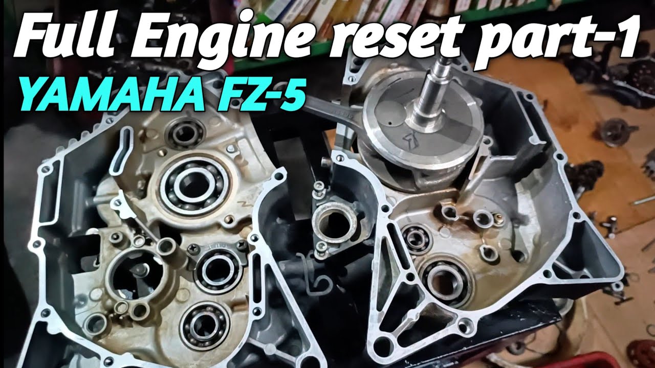 Full Engine fitting (YAMAHA FZ-5) | Engine Rebuild Tutorial | Engine ...