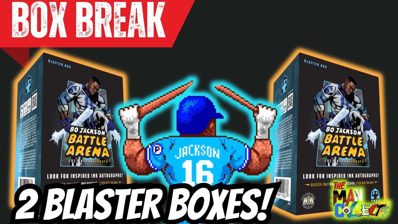 BOX BREAK | NEW Bo Jackson Battle Arena TCG! 2 Blaster Boxes!! #tcg # ...