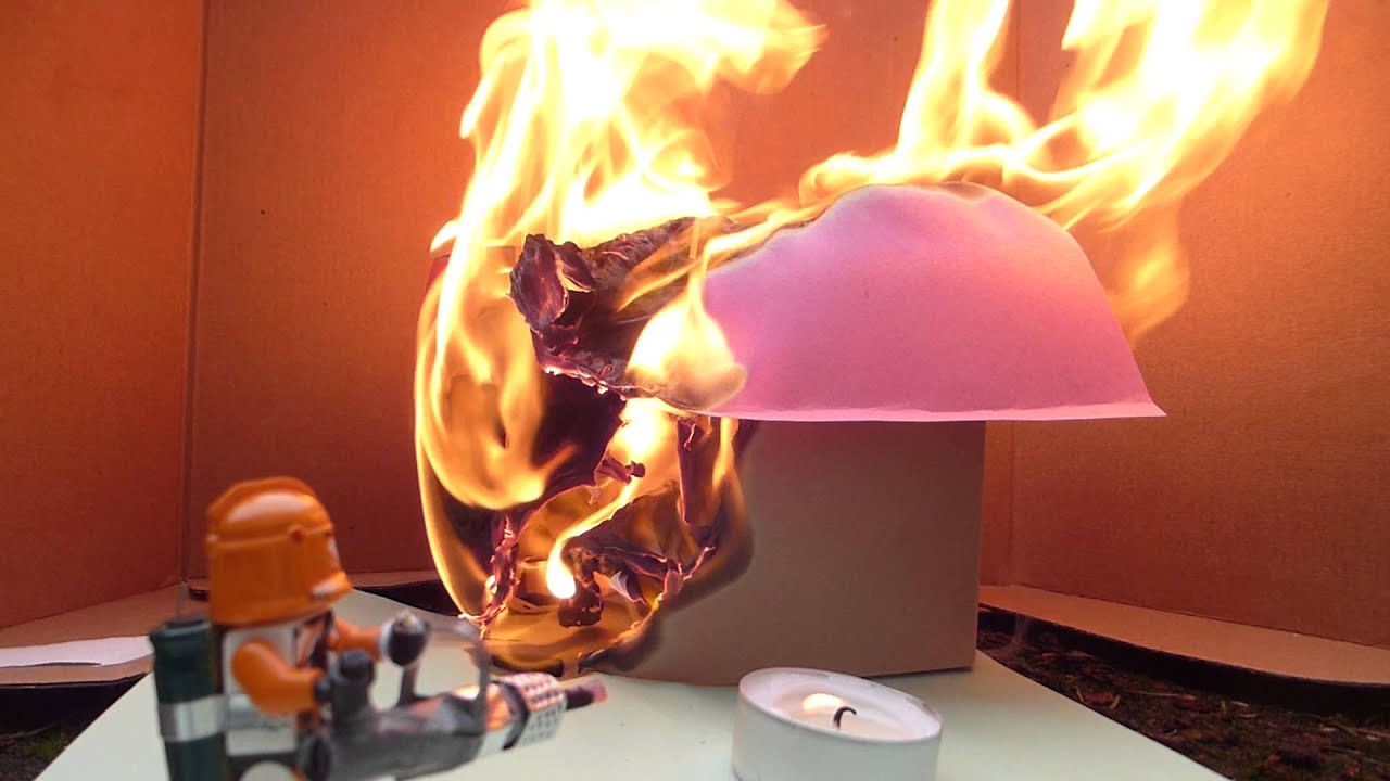 Custom Lego Flamethrower VS Paper House.... :D - YouTube