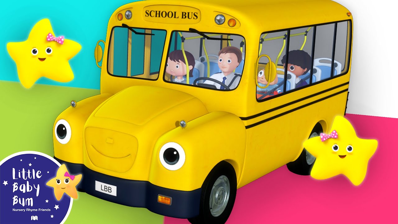 Ten Little Buses + More Vehicle Songs! | 🚌Wheels on the BUS Songs! 🚌 ...