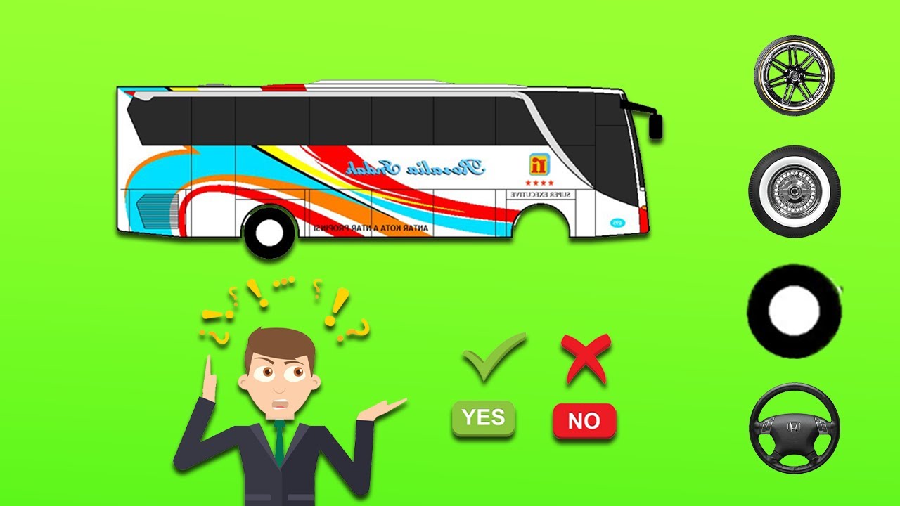 MENEBAK GAMBAR RODA BIS KOTA (CITY BUS) DENGAN BENAR ! @sepolo_M ...