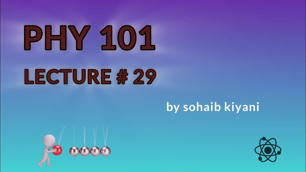phy 101 lecture no 29 virtual university of Pakistan - YouTube