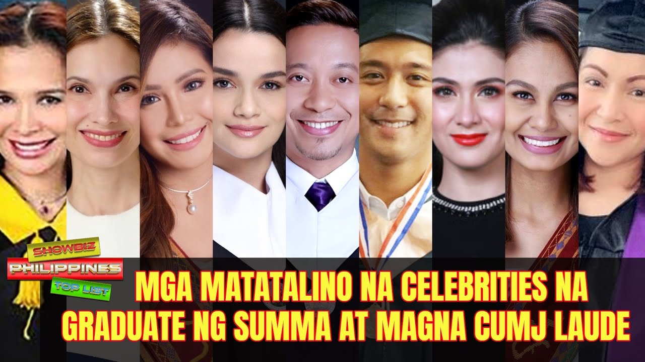 MATATALINO na CELEBRITY na Graduate ng Summa at Magna Cum Laude - YouTube