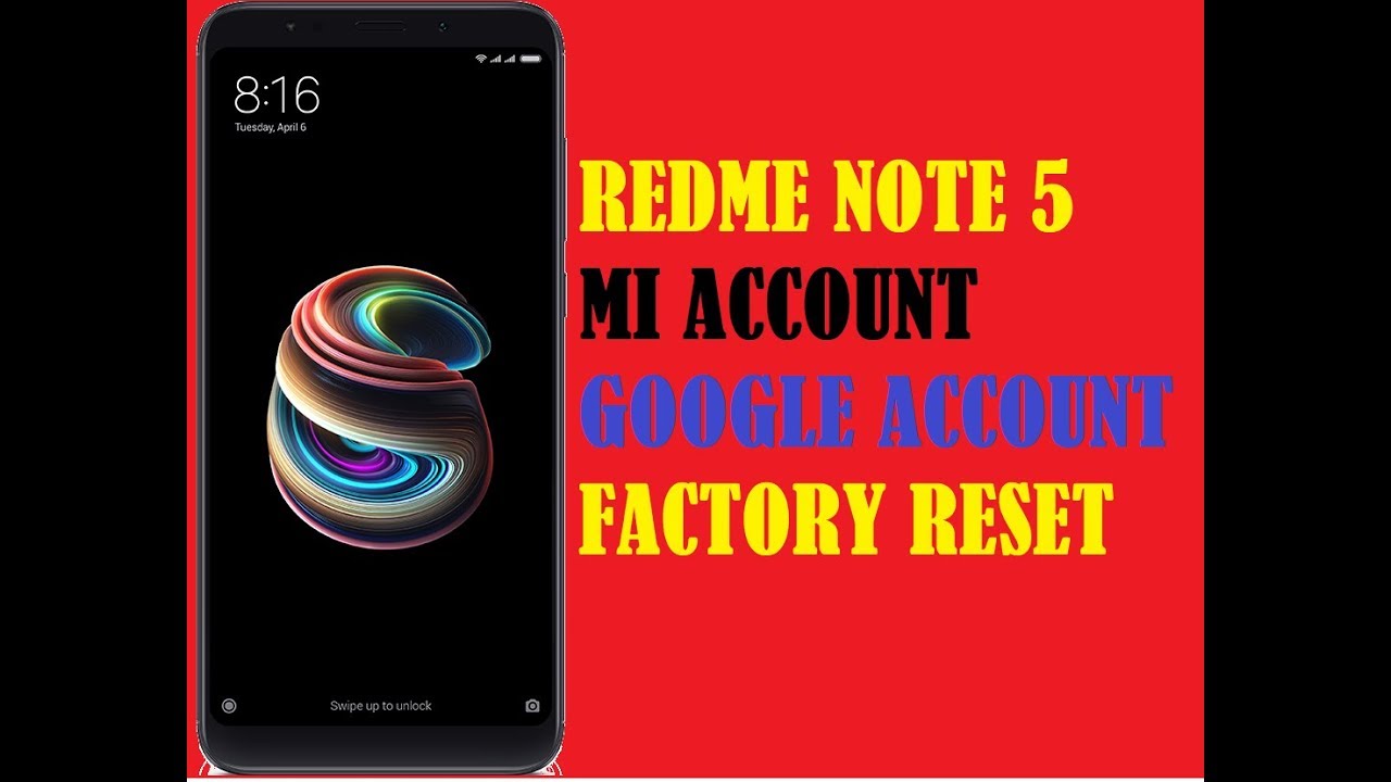 REDME NOTE 5 (MEI7) MI ACCOUNT GOOGLE ACCOUNT FACTORY RESET SOLUTION ...