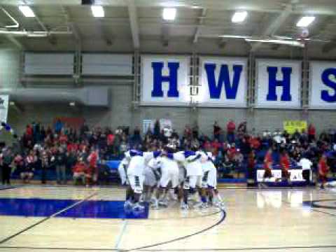 Hanford West Varsity Boys Basketball Coming Out 1/12/2012 - YouTube