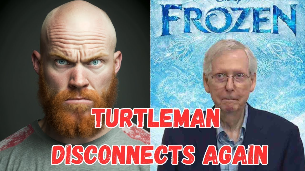 Angry Ginger Reacts: to McConnell's Mysterious Freeze moment (Turtleman has disconnected) - YouTube