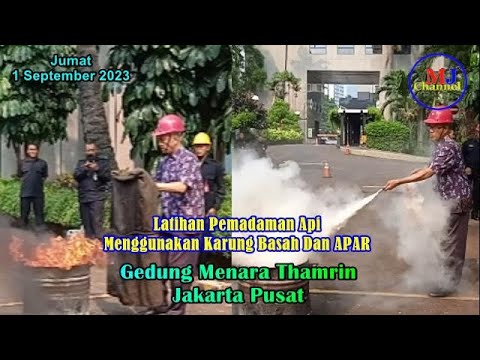 Cara Padamkan Api menggunakan Karung Basah & Alat Pemadam Api Ringan ...