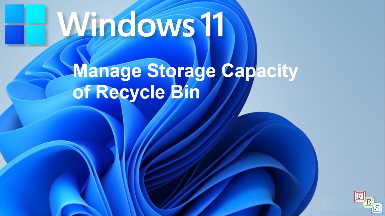 How to Manage Recycle Bin Storage Capacity in Windows 11 - YouTube