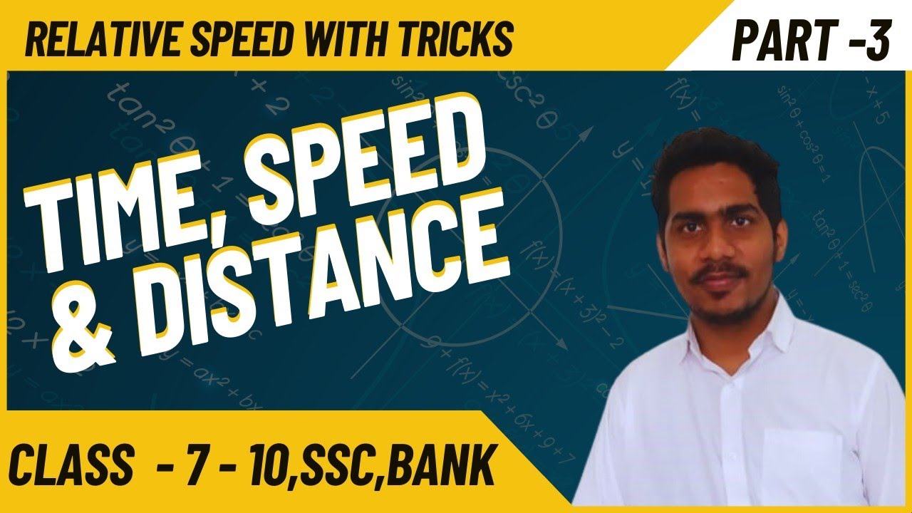 How to Find Relative Speed - Time Speed Distance Part 3 | Understanding ...
