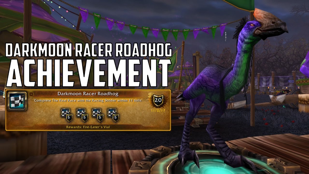 Darkmoon Racer Roadhog Darkmoon Faire Achievement Guide - YouTube